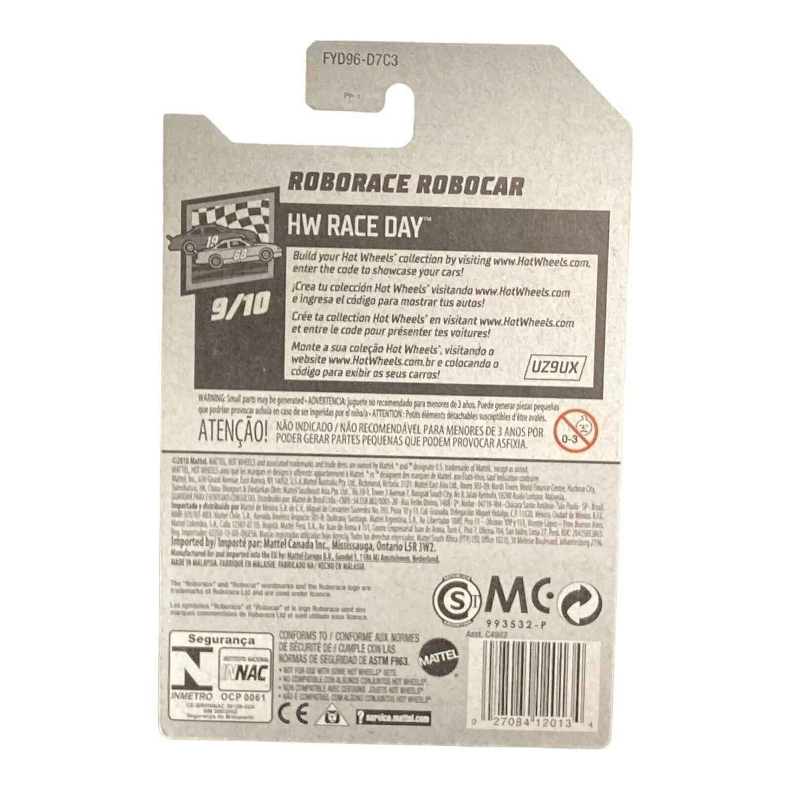 Hot Wheels Roborace Robocar - HW Race Day Series 9/10 – Collectors ...