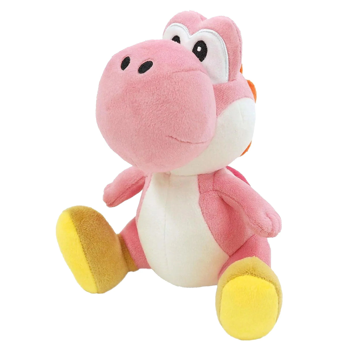 Super Mario All Star Yoshi - Pink Yoshi Plush, 7" - Collectors World Toys