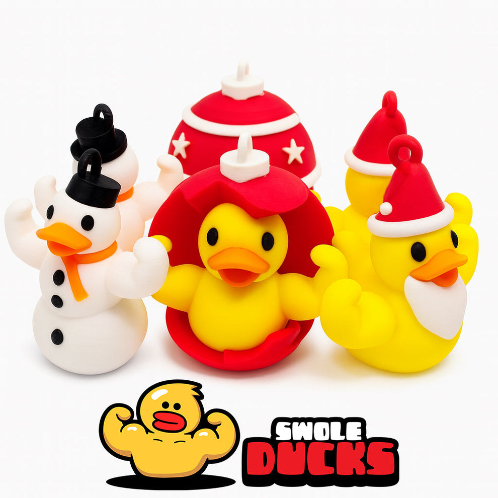🎄 Swole Duck Holiday Orniment Pack - 3 Collectible Ducks – Collectors ...