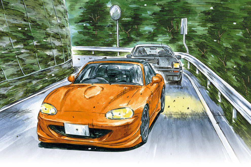 Initial D OMIYA SATOSHI NB8C ROADSTER Model Kit - Collectors World Toys