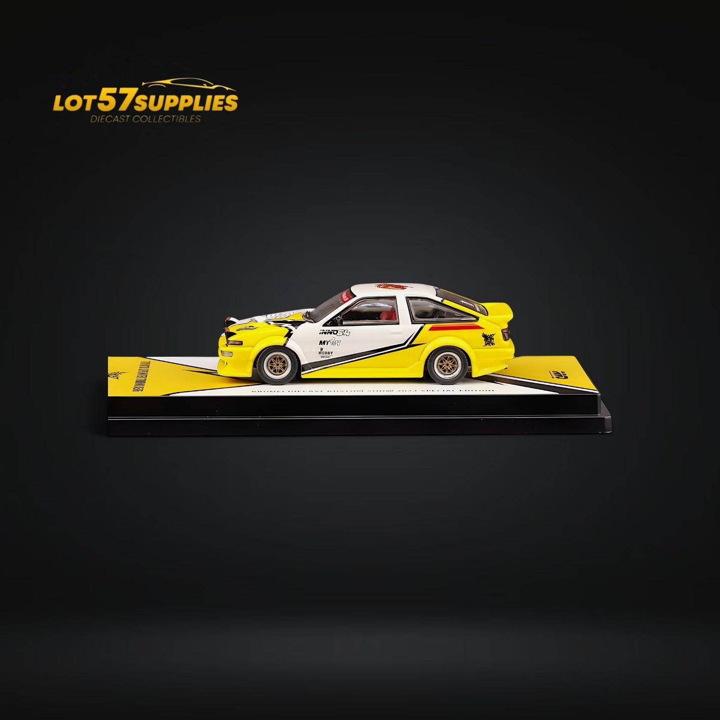 Inno64 Toyota Sprinter Trueno AE86 BRUNEI DIECAST KUSTOM SHOW 24' 1:64 ...