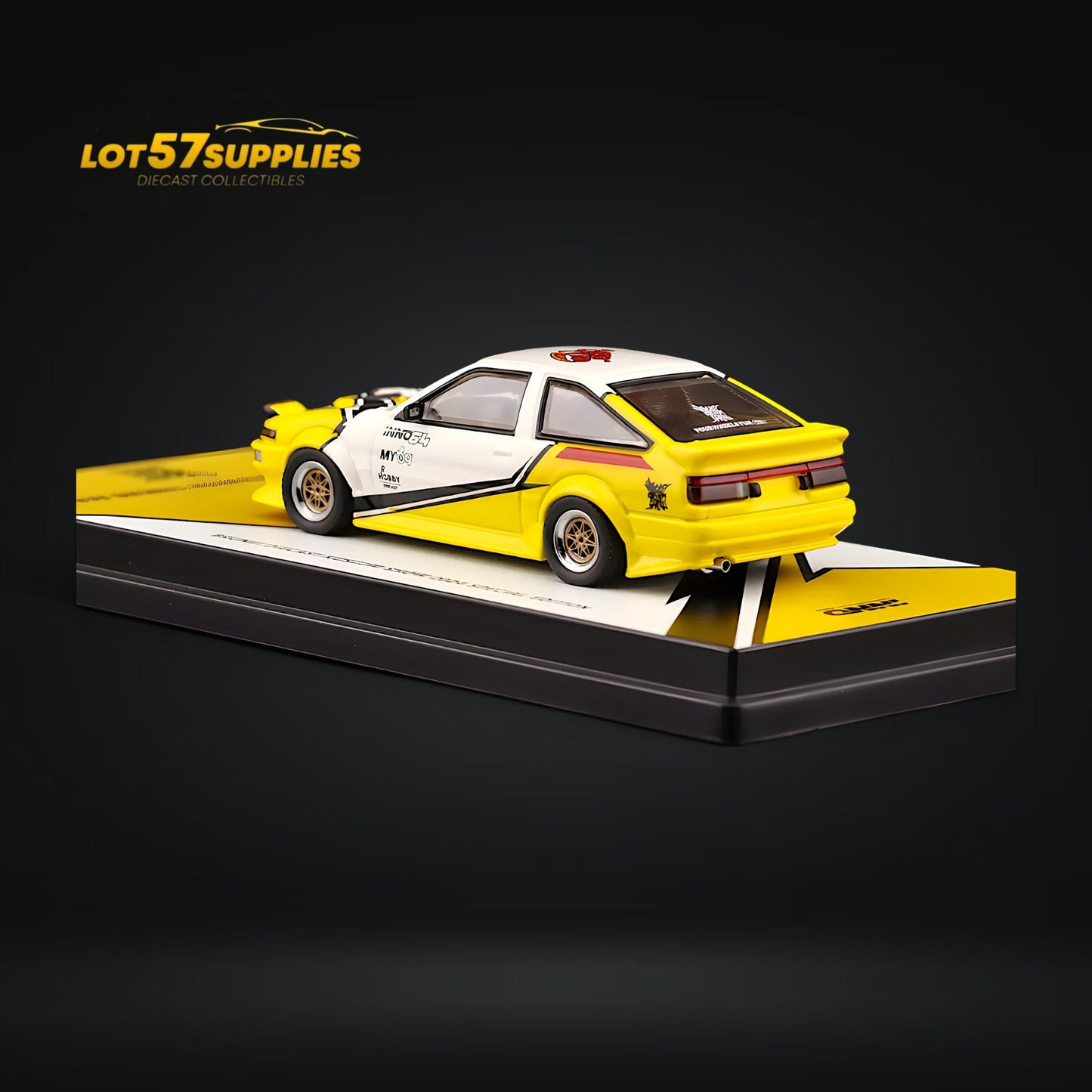 Inno64 Toyota Sprinter Trueno AE86 BRUNEI DIECAST KUSTOM SHOW 24' 1:64 ...