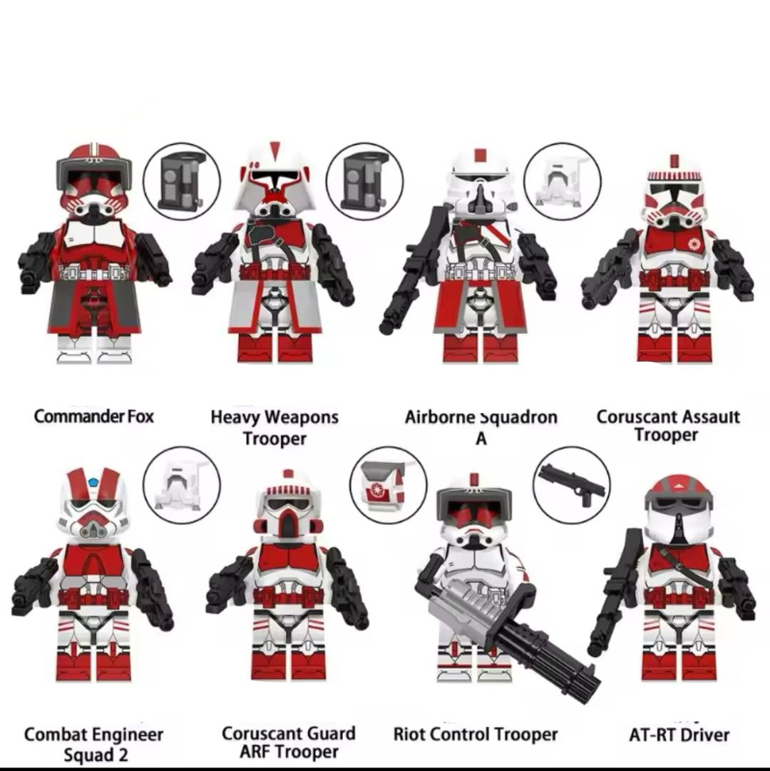 Stormtrooper Minifigure Set – Exclusive Set of 8 - Collectors World Toys