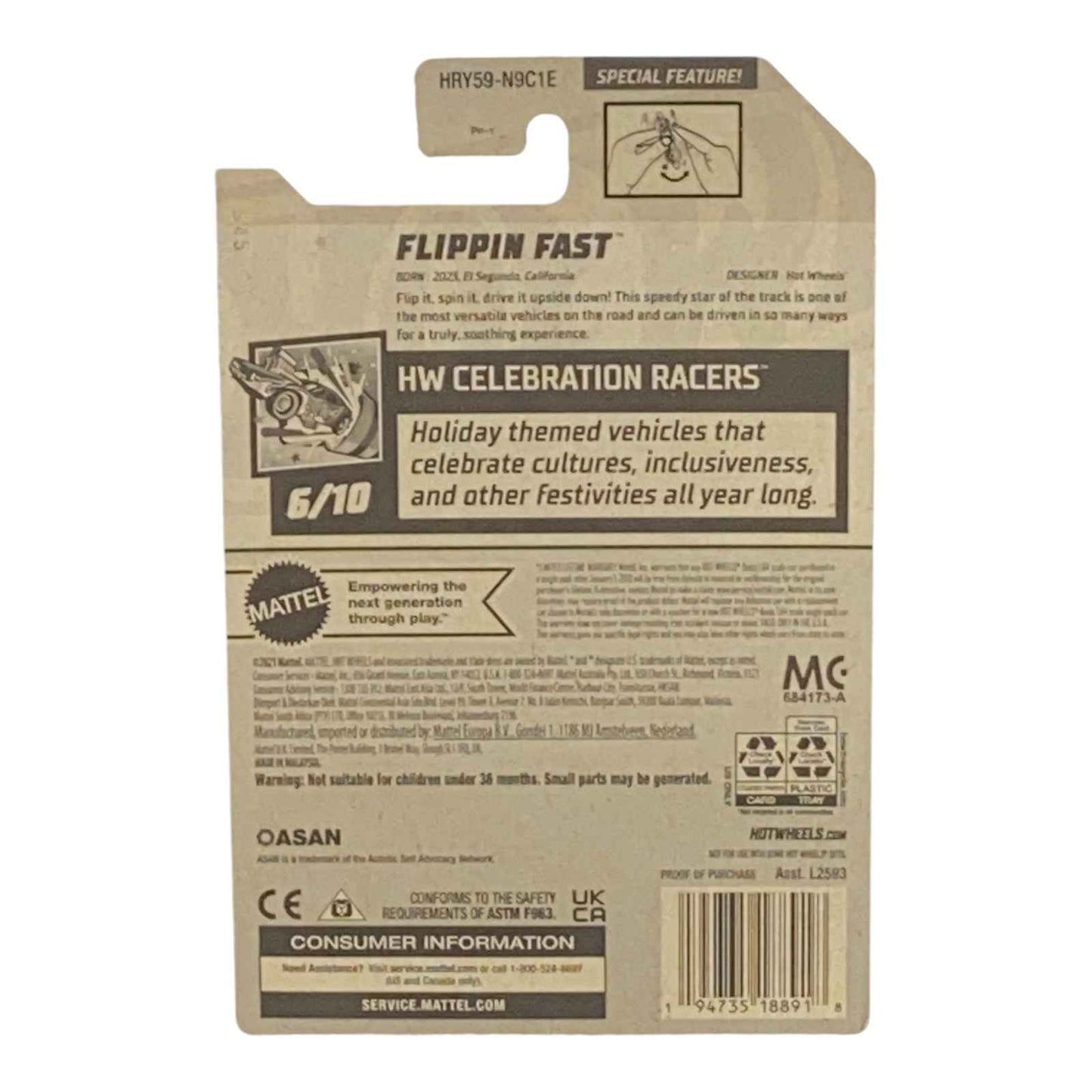 Hot Wheels Flippin Fast - Celebrate with Series 6/10 Racers Today ...