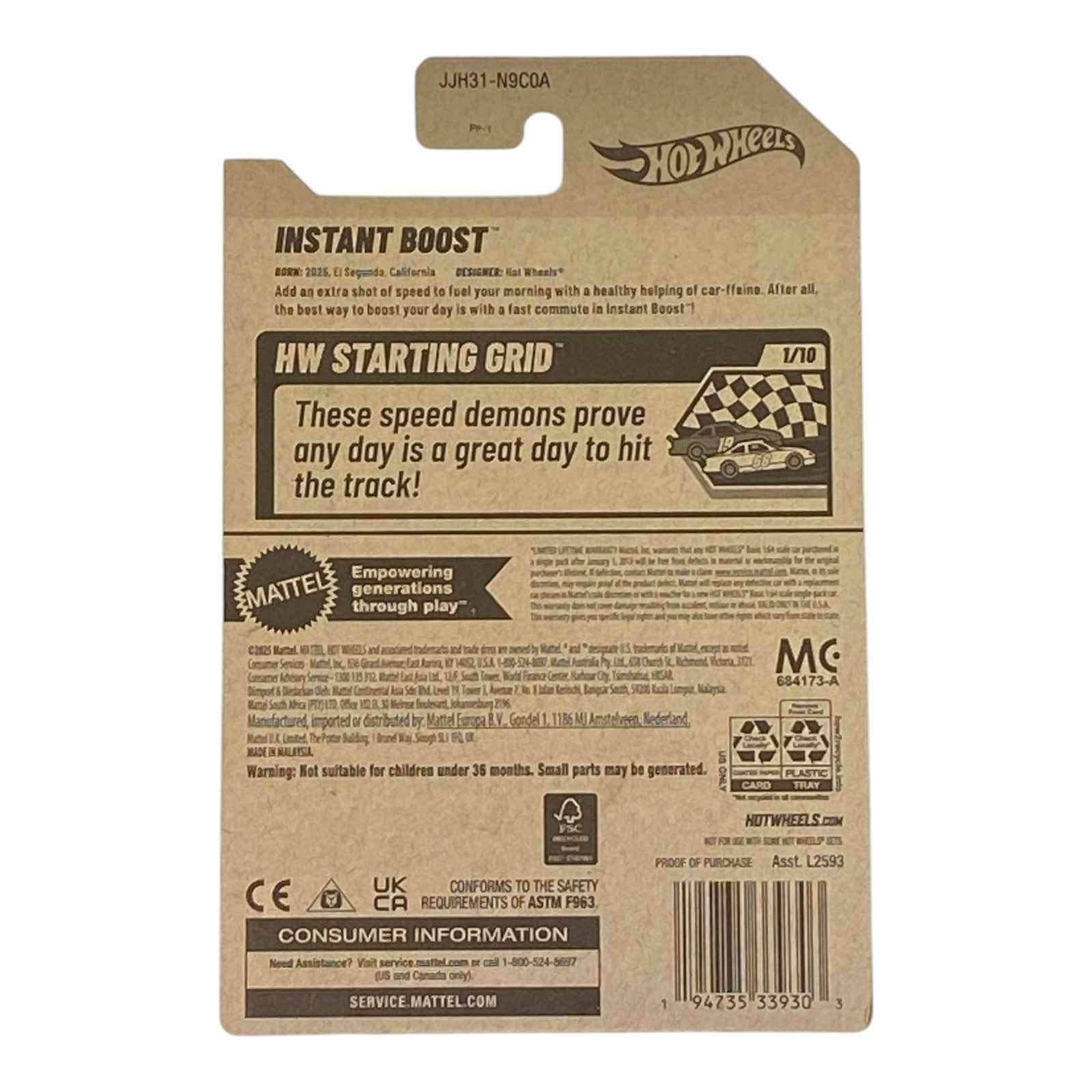 Hot Wheels Instant Boost - HW Starting Grid Series 1/10 – Collectors ...