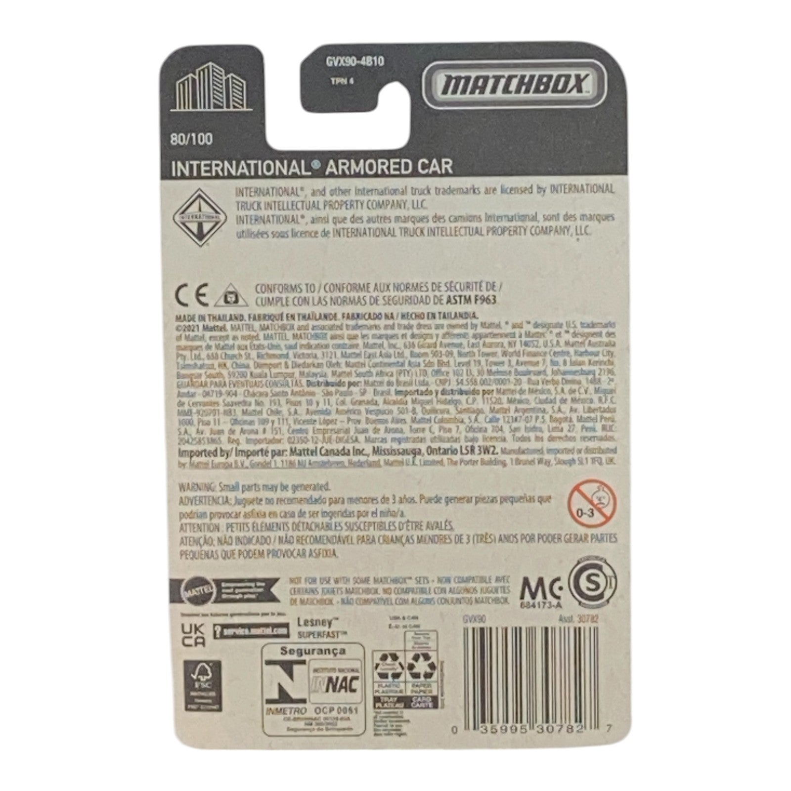 Matchbox International Armored Car - Matchbox Series 80/100 Model ...