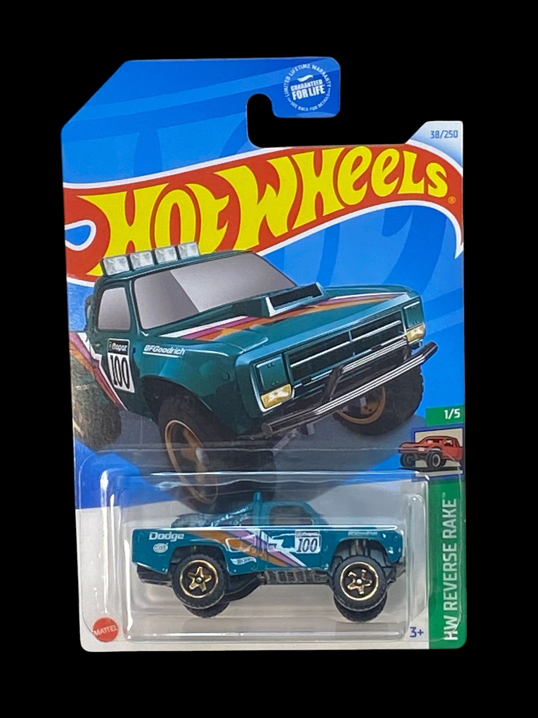 Hot Wheels Dodge D100 - Reverse Rake Series 1/5 – Collectors World Toys