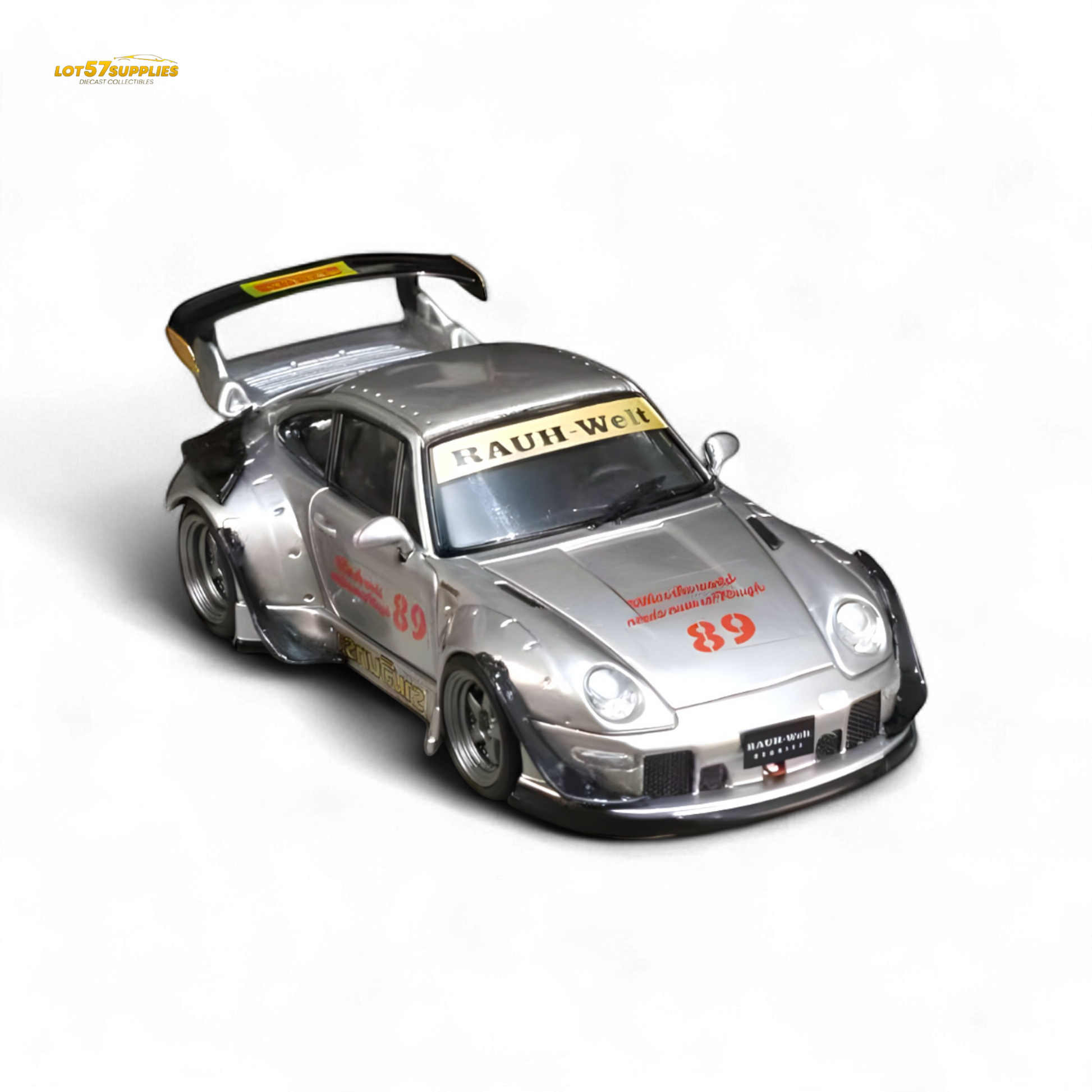 Street Weapon Porsche RWB 993 Double Exhaust Heavenly Livery Lower Tail ...