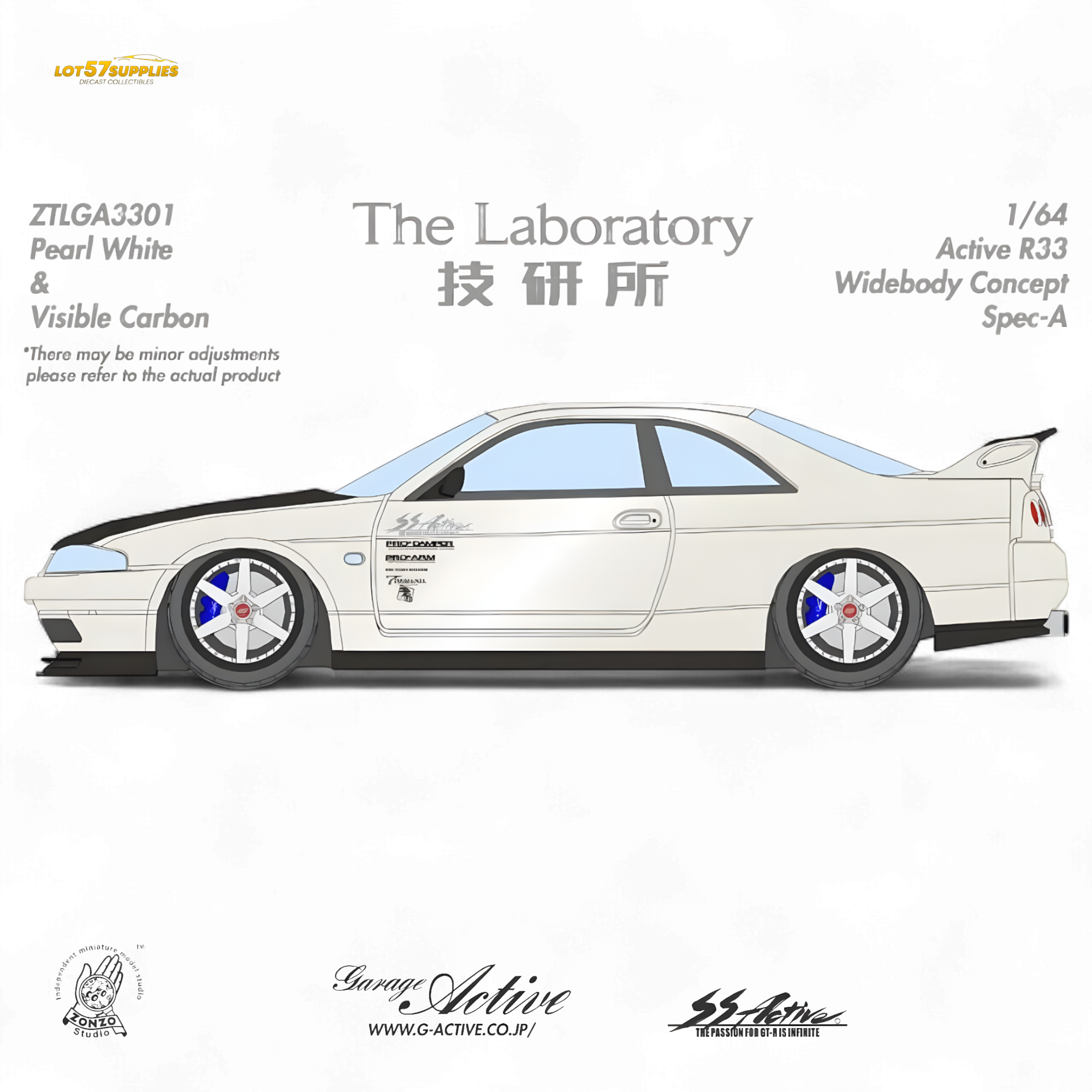 (Pre-Order) The Laboratory x ZONZO Nissan R33 Widebody Concept Spec-A ...