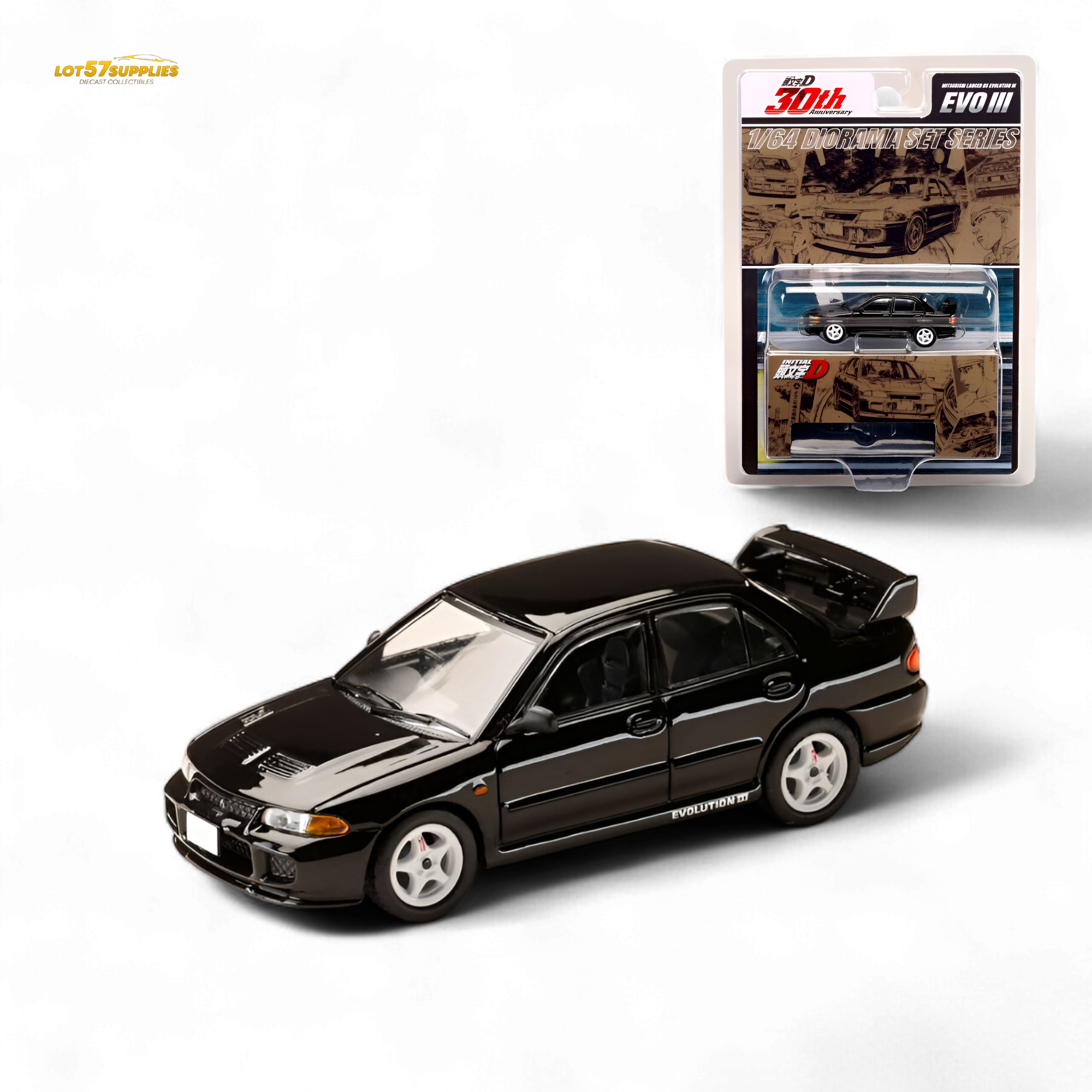 (Pre-Order) Hobby Japan Mitsubishi Lancer RS Evolution III - Black 1:6 ...