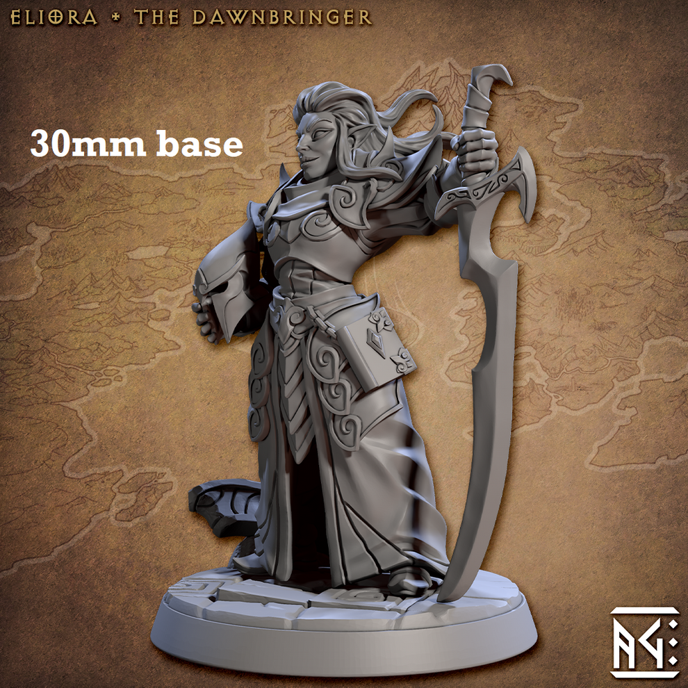 Eliora, the Dawnbringer (Female High Elf Paladin) - Collectors World Toys