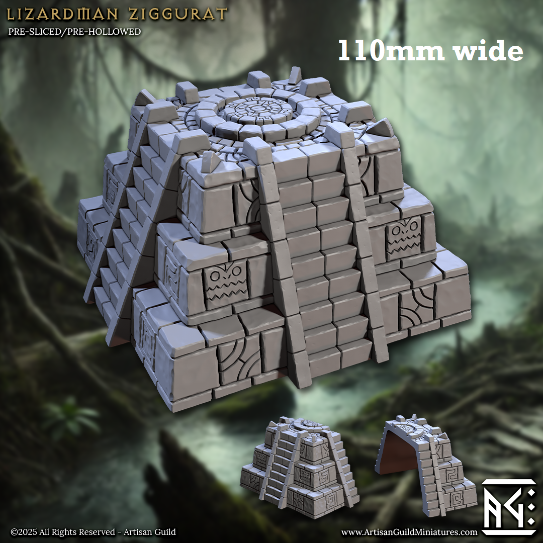 Lizardman Ziggurat (Terrain) - Collectors World Toys