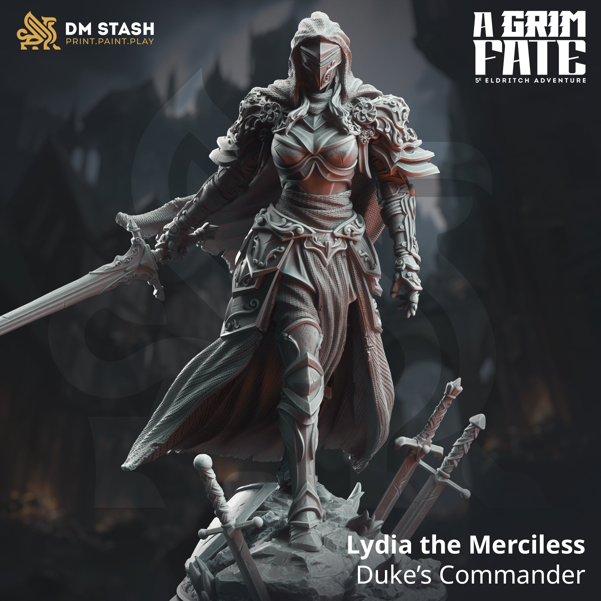 Lydia the Merciless, Duke's Commander (Female Human Paladin ...