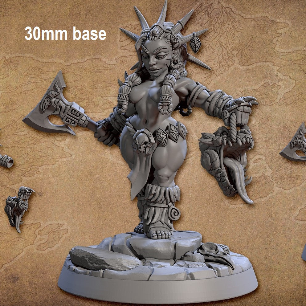 Thyra, Blood Priestess of Duum (Female Dwarf Berserker) – Collectors ...