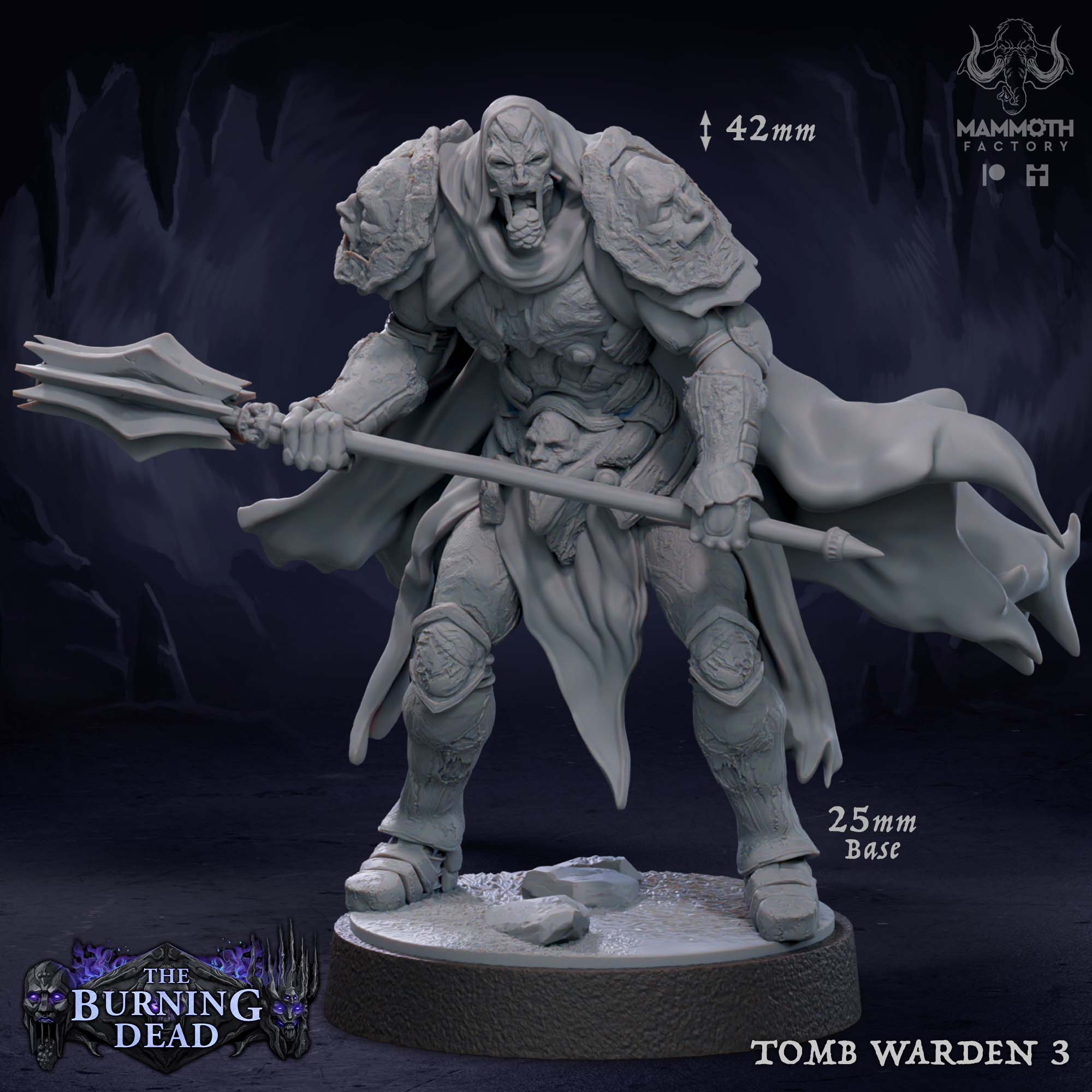 Tomb Warden: Sculpt 3 (Living Statue / Golem) - Collectors World Toys
