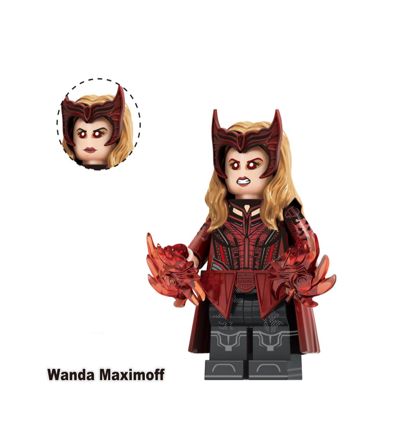 Wanda (Scarlet Witch) Custom Minifigure - Collectors World Toys