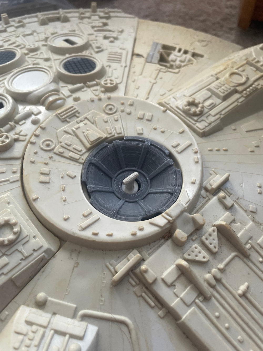 Vintage 1979 Star Wars Millennium Falcon Gun Turret Window Glass Part ...