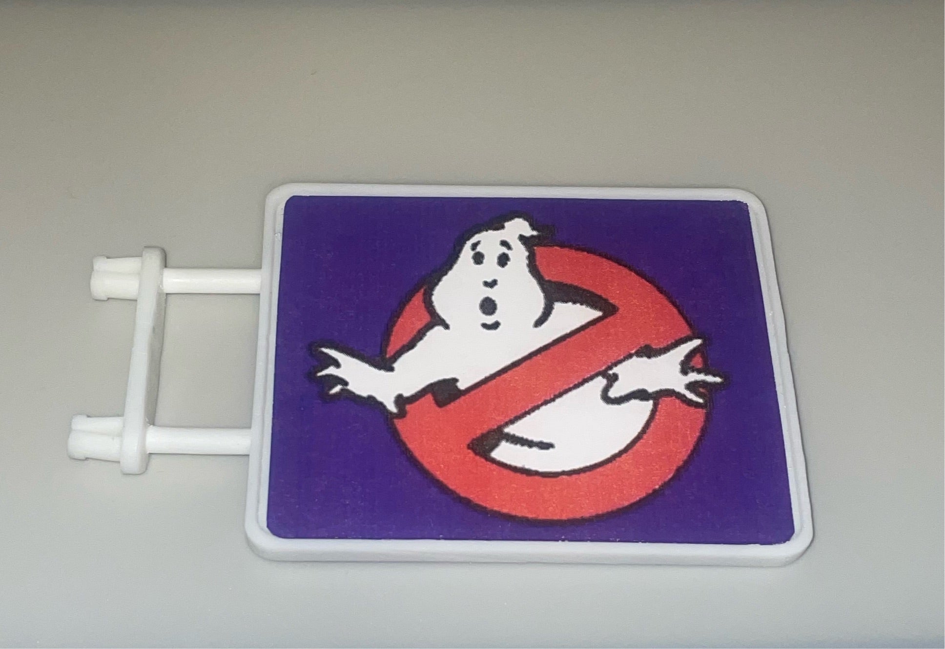 Vintage The Real Ghostbusters Firehouse Reproduction sign 1987 Kenner ...