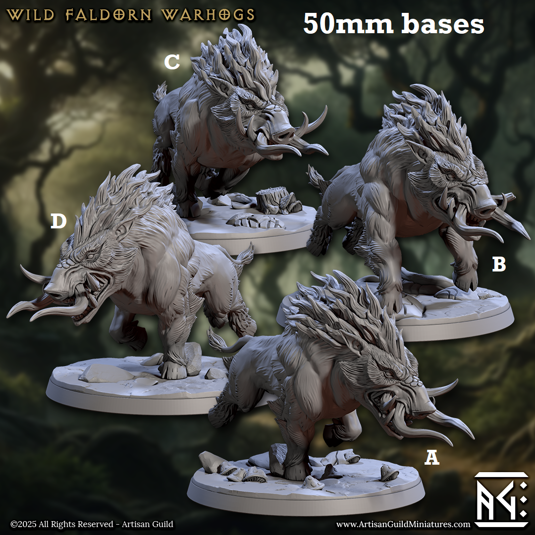 Wild Faldorn Warhogs (Boars / Warthogs) – Collectors World Toys